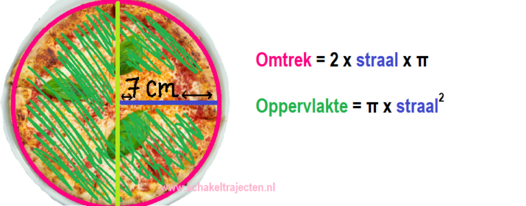Les 8: Cirkel omtrek en oppervlakte – Gratis Oefenmateriaal